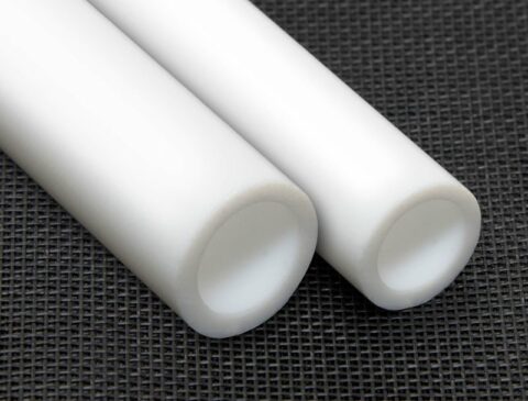 Acetal Tube, Natural, (4 in OD x 2 in ID x 10 ft) | Curbell Plastics