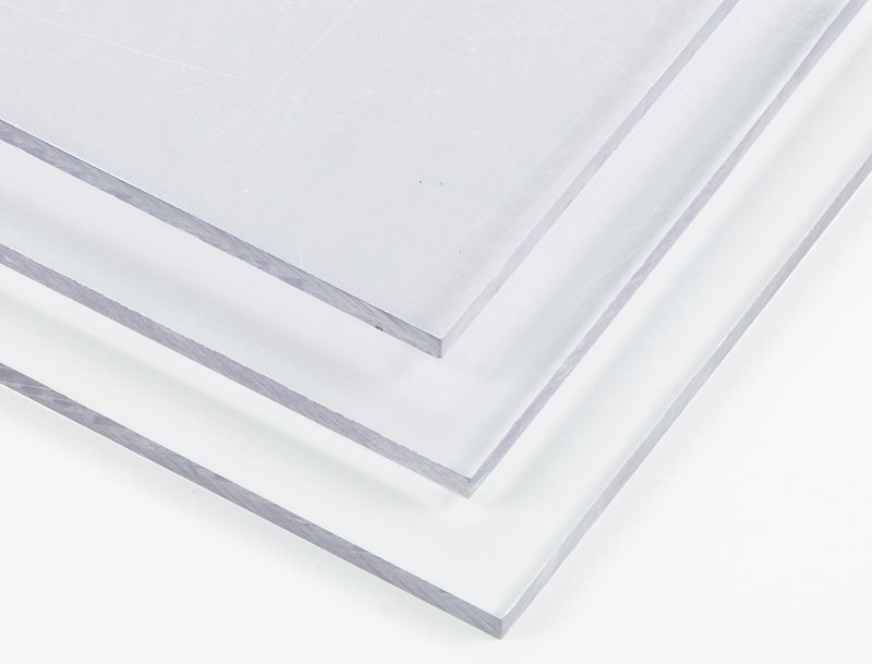 CAB Sheet, Clear, Smooth, (0.04 in x 50 in x 76 in) | Curbell Plastics