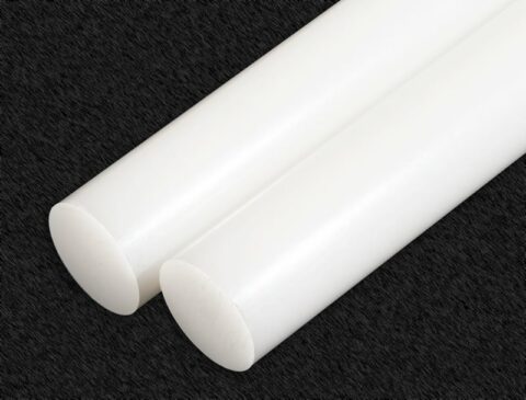 HDPE, Rod, Natural, (5 in x 5 ft) | Curbell Plastics