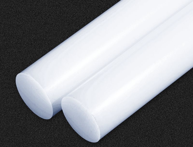 LDPE, Rod, Natural, (1.125 in x 8 ft) | Curbell Plastics
