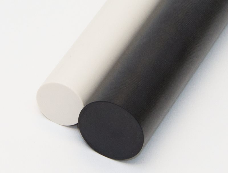 HYDEX® 4101 PBT Rod, Black, (2.25 in x 4 ft) | Curbell Plastics