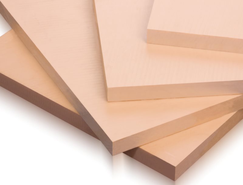 PPS, Sheet, Natural, (1.25 in x 24 in x 48 in) | Curbell Plastics